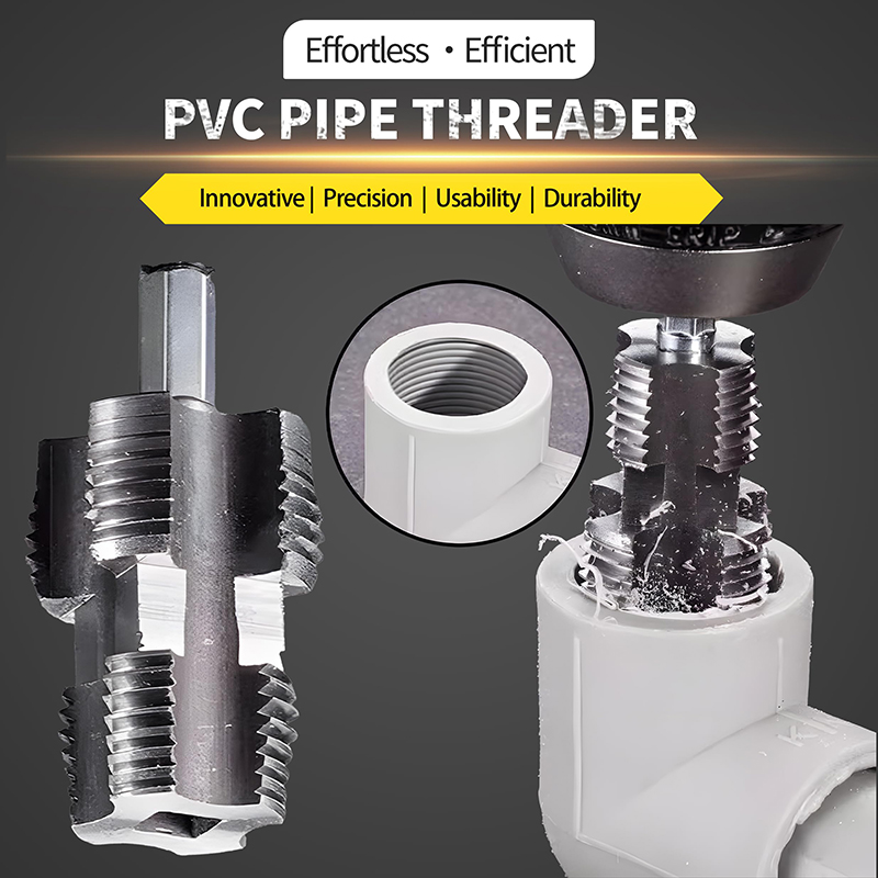 Pvc Pipe Threader Tool Set For Pvc Pipes Fits 4 Point and 6 Point Sizes ...