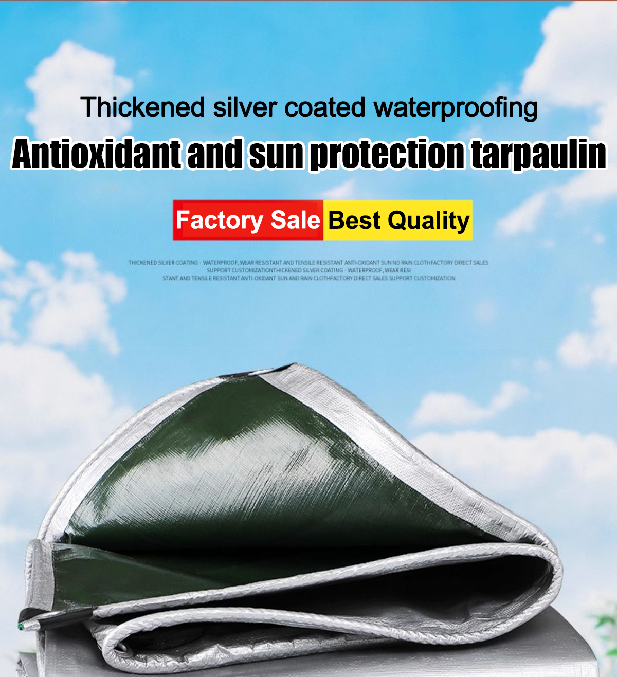 German AAA grade tarp WATERPROOF TRAPAL LONA TOLDA TARPAULIN makapal ...