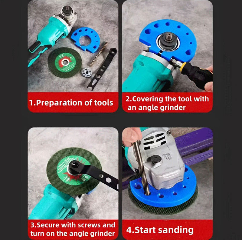 Portable Drill Bit Sharpener Plastic Giant Fan Shaped Blade Angle ...