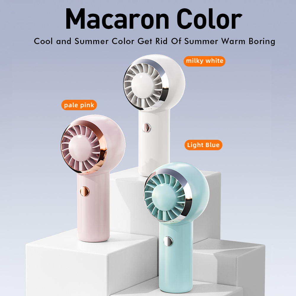 Portable Handheld Turbo Fan 100 Wind Speed Adjustable Mini Personal ...