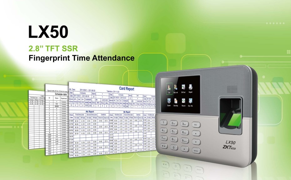 ZKTeco LX50 Biometric Fingerprint Time Attendance | Shopee Philippines