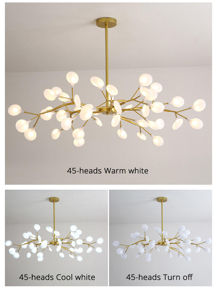 chandelier for living room center light Firefly chandilier drop lamp ...