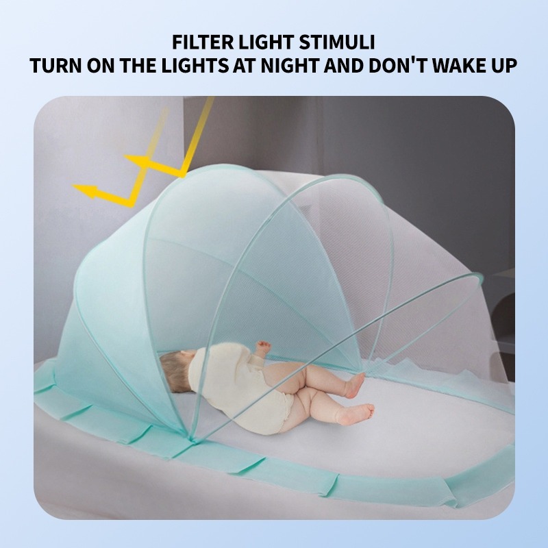 0-6 years old Baby mosquito net Folding crib bed net Portable child bed ...