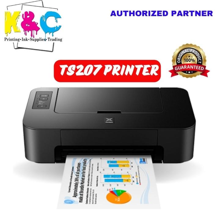 Canon PIXMA TS207 Single Function Stylish and Compact Printer | Shopee ...