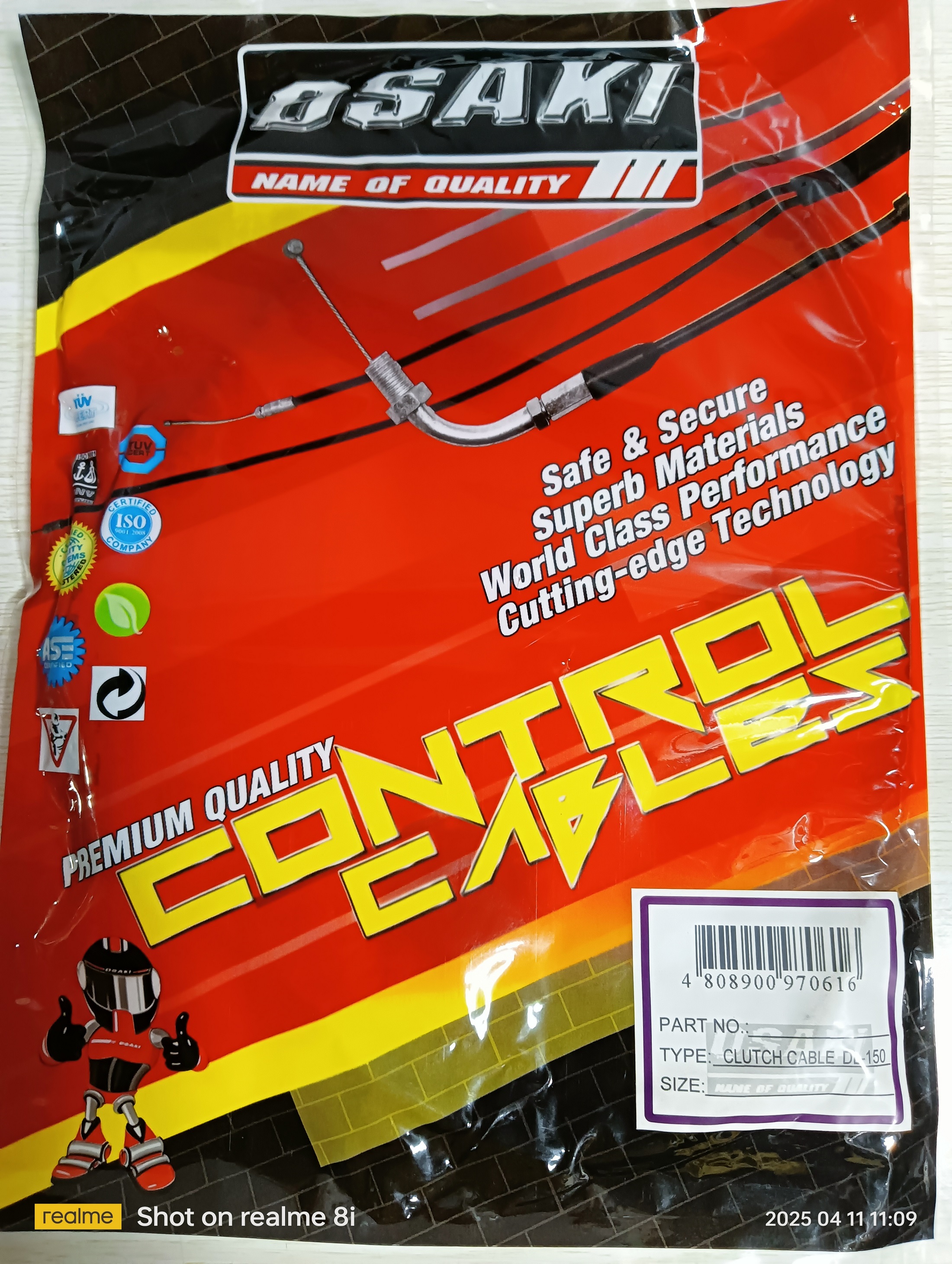 Rusi DL 150 Clutch cable -Osaki Brand | Shopee Philippines