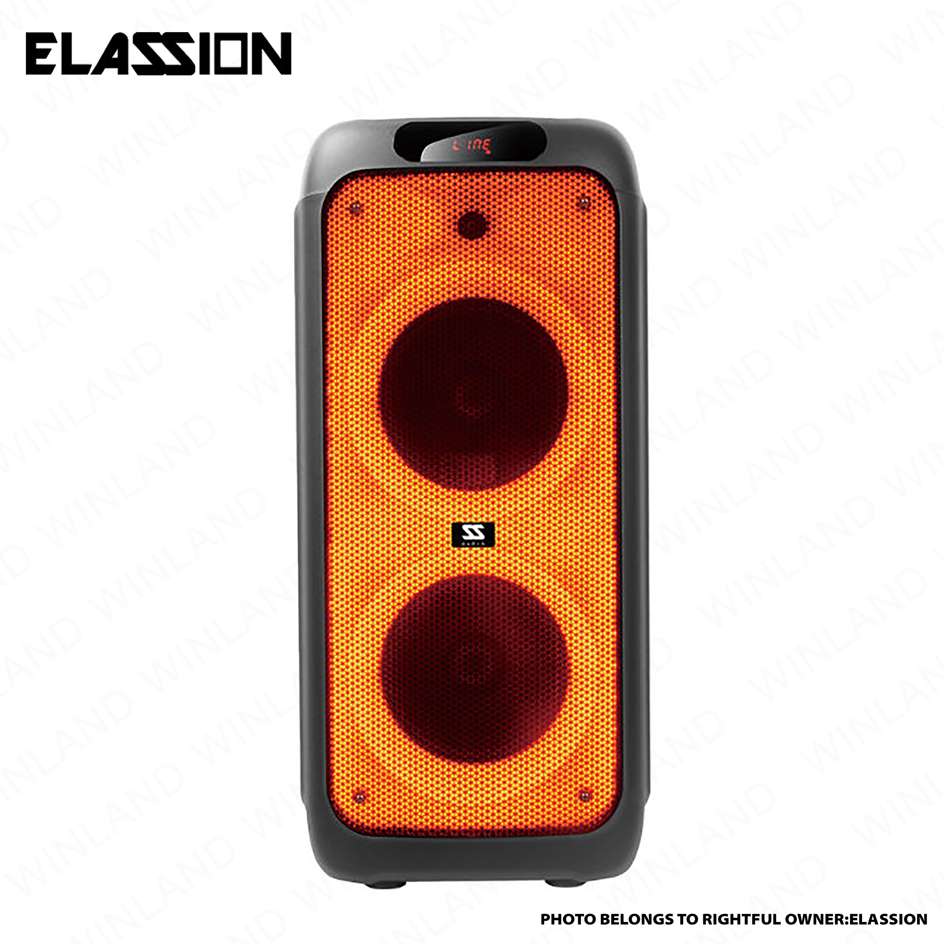 Elassion by Winland 8in Subwoofer Portable Party Speaker 120W with BT ...