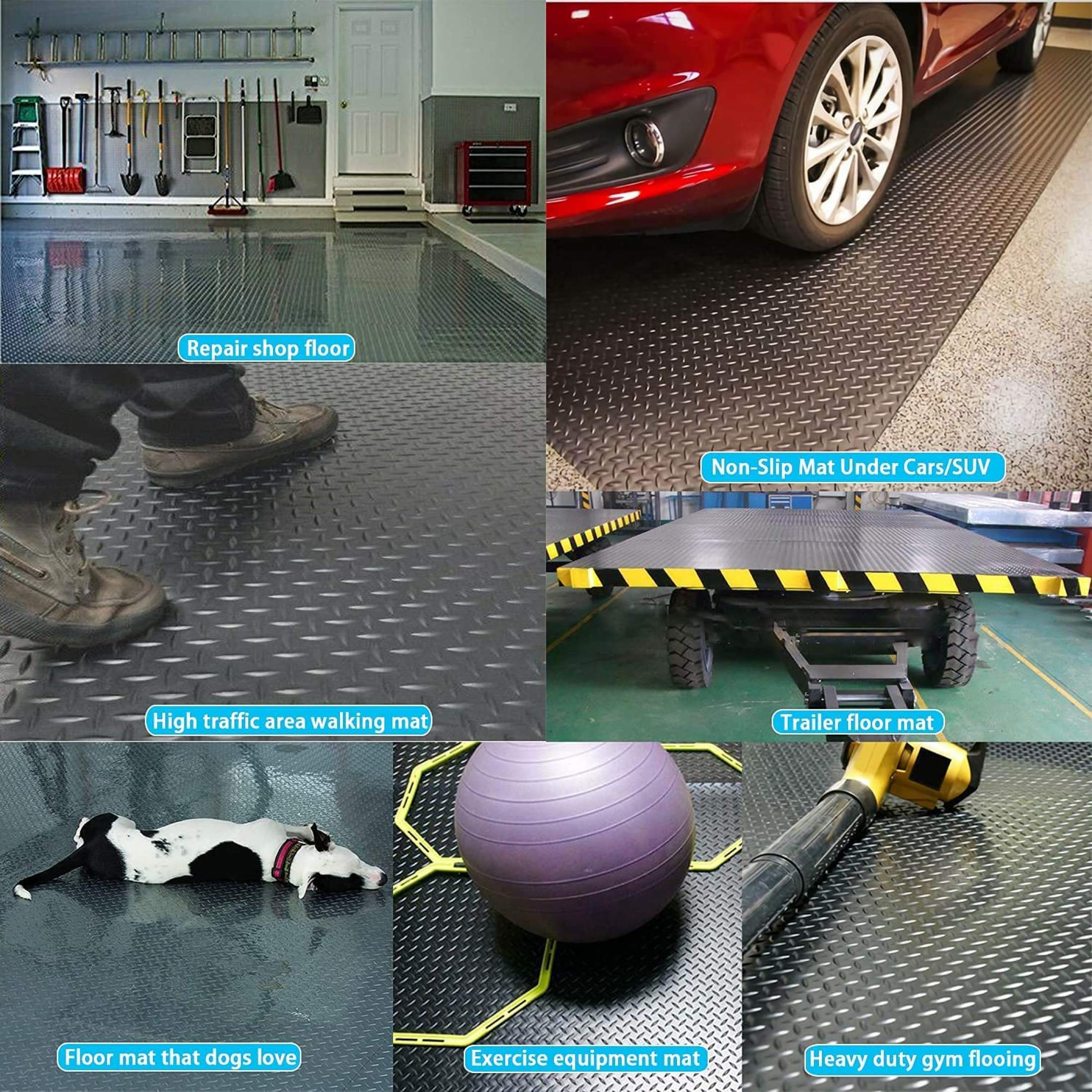 Checkered Plate Rubber Matting Floor Mat Carpet Anti Slip Rubber ...