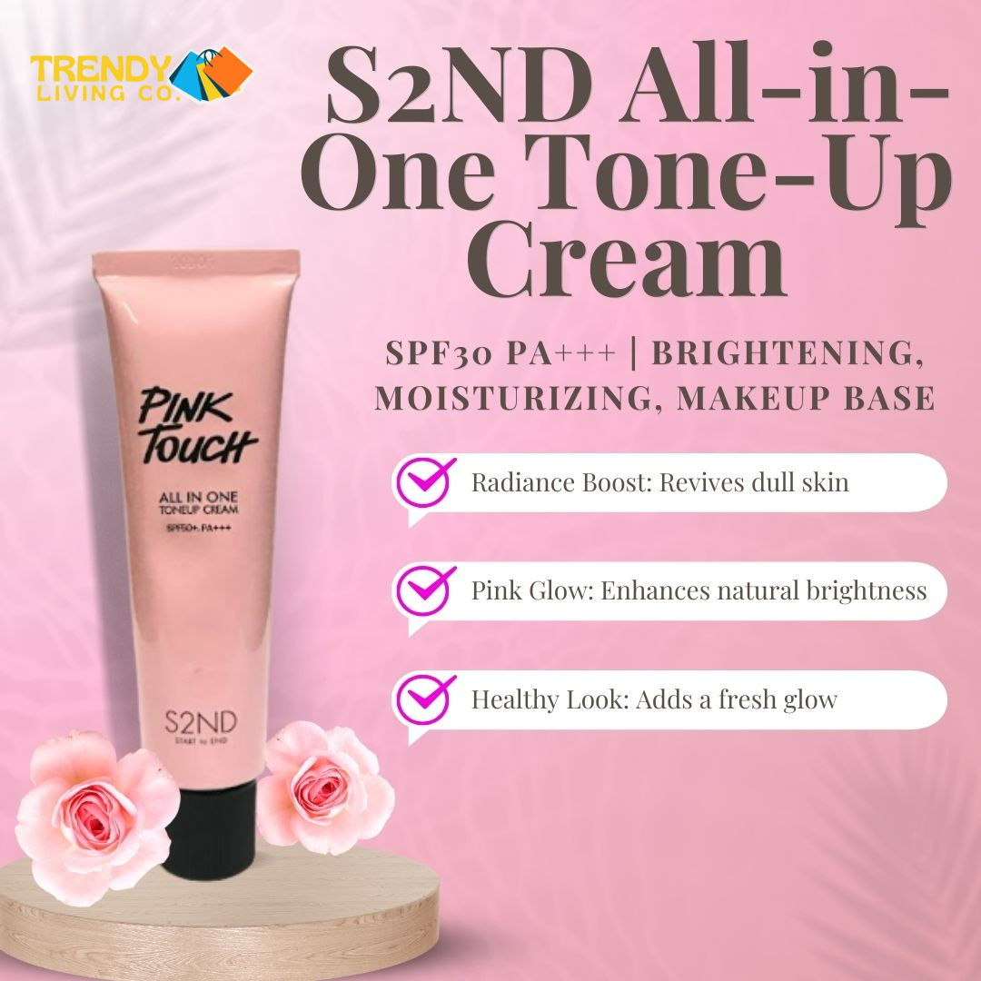 S2ND All-in-One Tone-Up Cream 50ml | SPF50 PA+++ Sunscreen ...