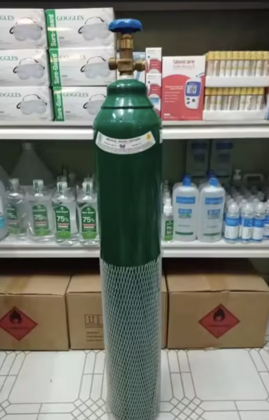 OXYGEN TANK 50Lbs with FULL CONTENT OF MEDICAL OXYGEN | Shopee Philippines