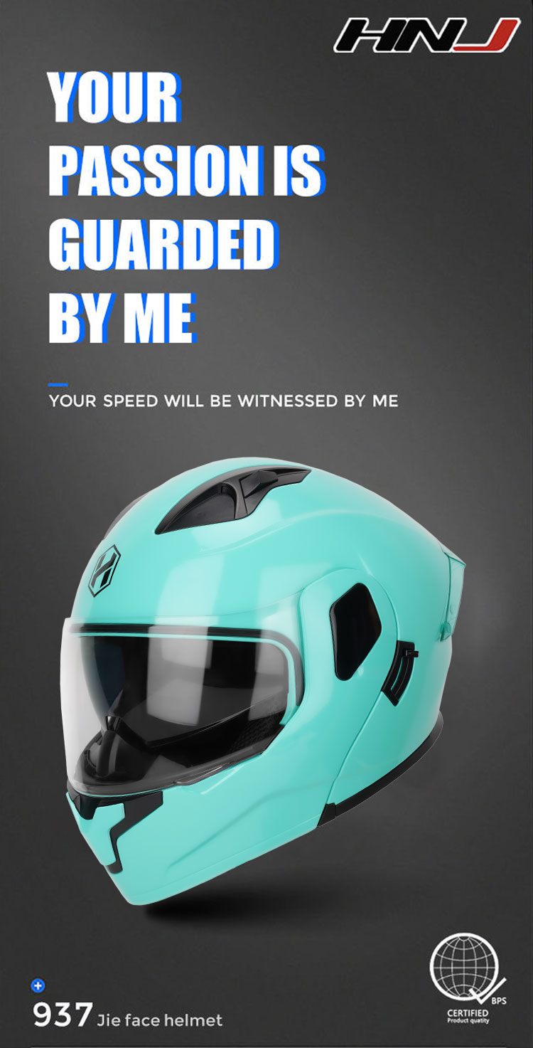 𝟭𝟬𝟬%𝗢𝗥𝗜 HNJ Modular Helmet Full Face Helmet Dual Visor For Woman Men ...