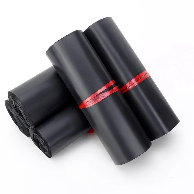 100pcs Black Courier Pouch Plain Pouch Thickened Express Envelope ...
