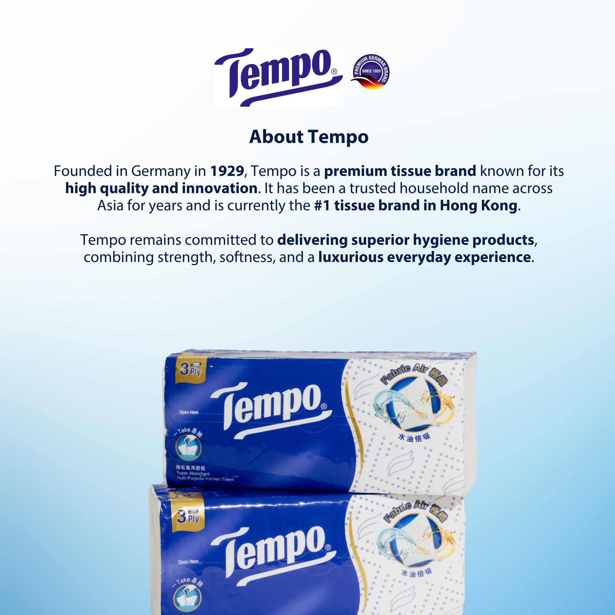Tempo SP Kitchen Towels (3-Ply, 3 Packs x 60 Sheets) | Shopee Philippines