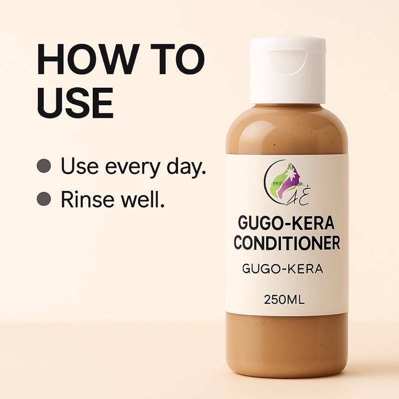 250ML GUGO SHAMPOO WITH GUGO BARK & GUGO CONDITIONER HAIR GROWER HAIR ...