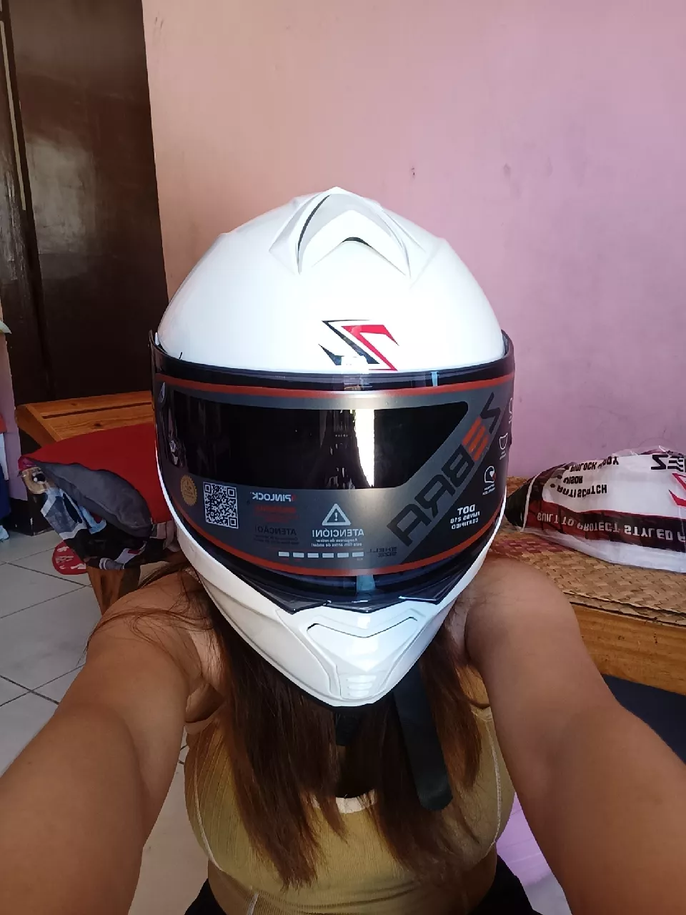 Zebra A113 Men's Full Face Motorcycle Dual Visor Modular helmet Unisex ...