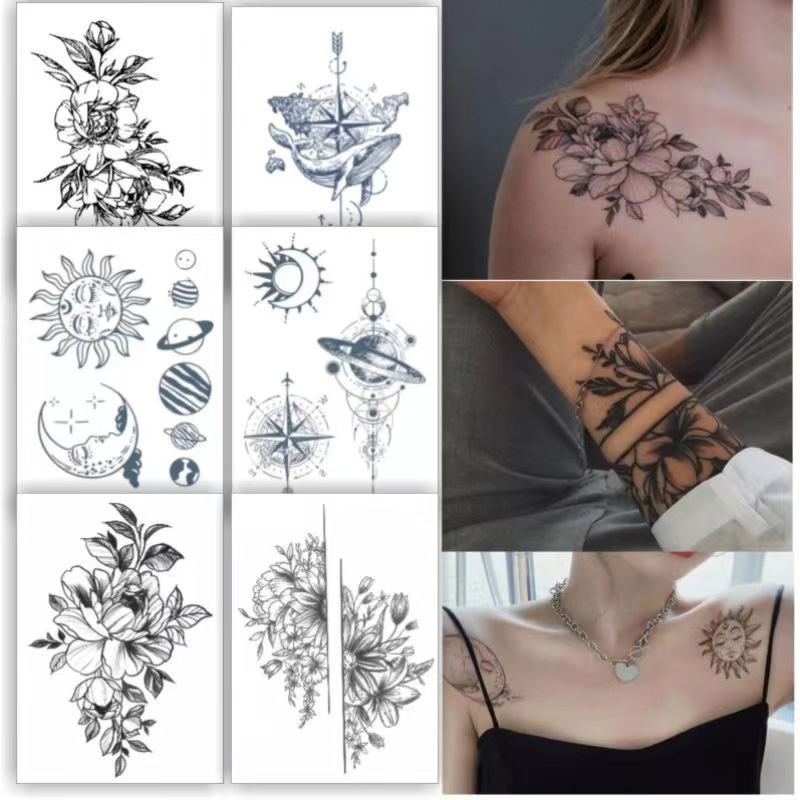 Tattoo Sticker Waterproof Lasts to 15 Days Long Lasting Magic Tattoo ...