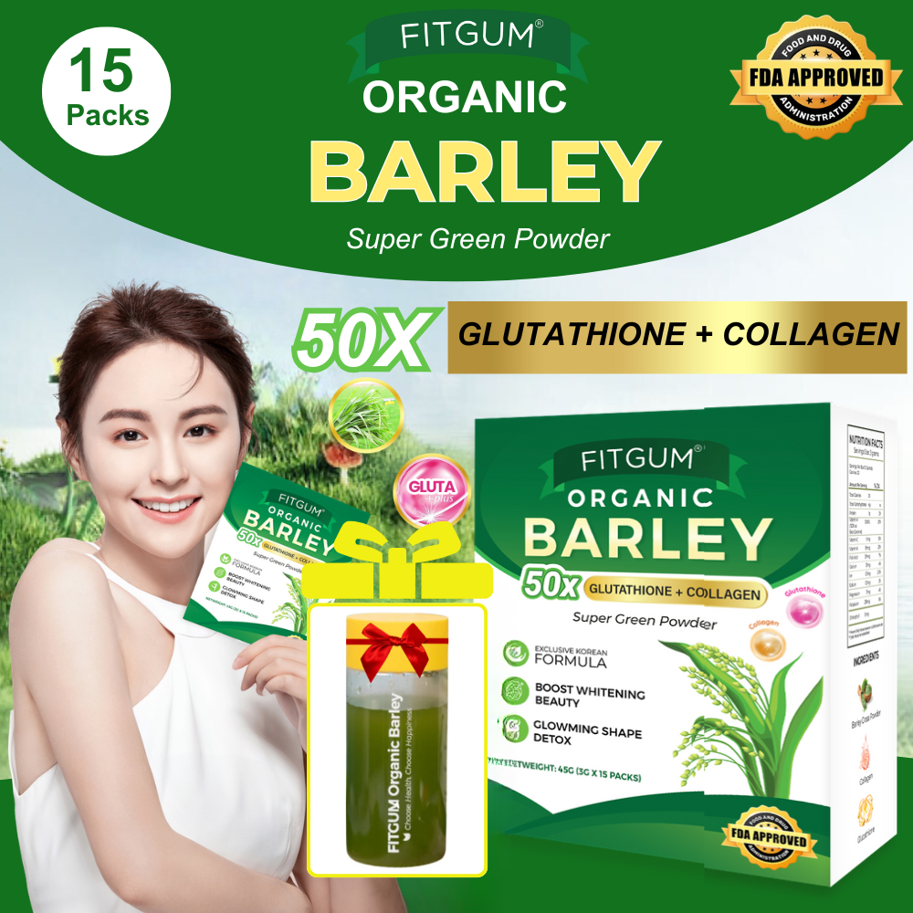 FITGUM Organic Barley Glutathione Collagen Original Anti-Aging ...