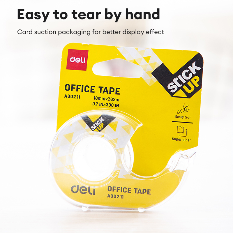 Deli 1 Roll High Clear Invisible Stationery Tape 18mm*7.62m*45um ...