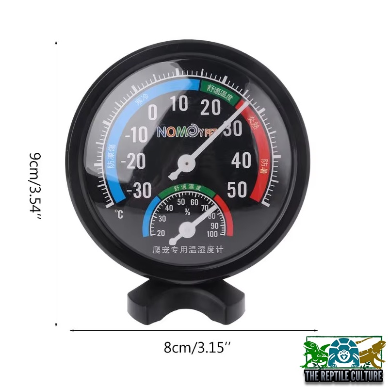 Reptile Thermometer Hygrometer Hygrograph for Animals Temperature ...