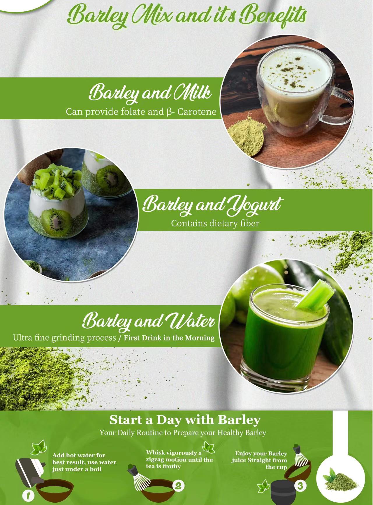 B1T1 Weekit7 Barley Grass Powder Natural Organic Pure Herbal Juice ...