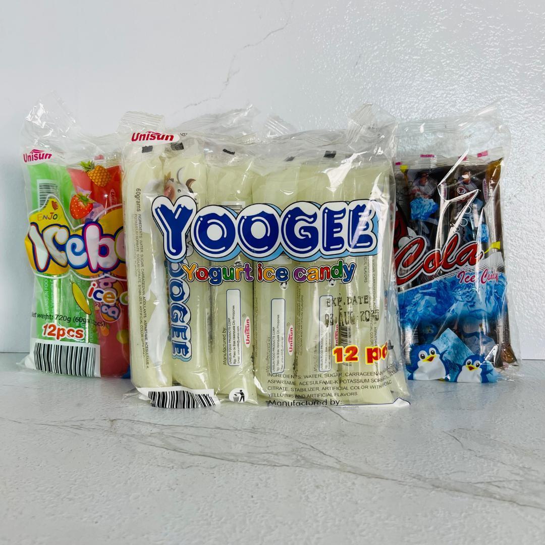 9 Packs Bundle Ice Candy Iceberg / Cola / Yoogee Flavored Easy To ...