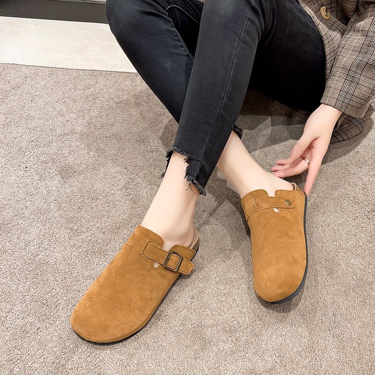 Korean Fashion Summer Cork Sole Couple Thick Bottom clogs Slippers for ...