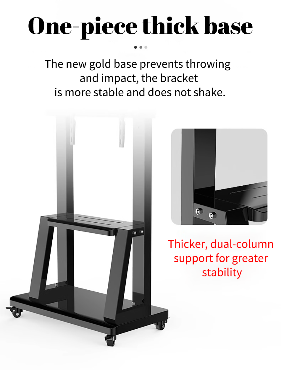 Movable TV stand 32-90 inch TV Monitor Stand Rack Floor Base Universal ...