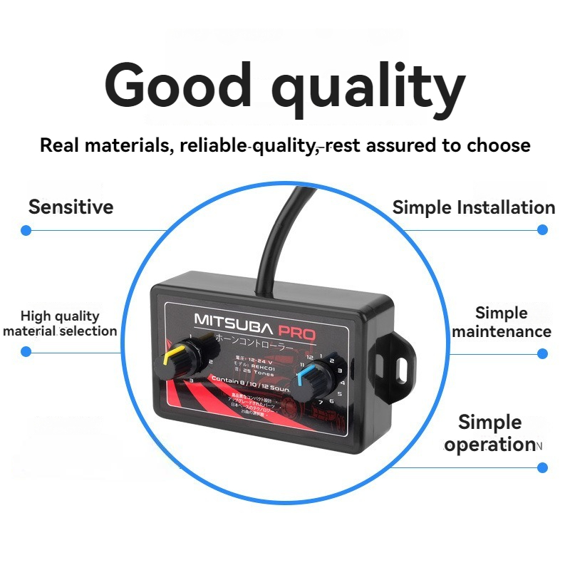 With horn universal nhay 3 pro music rapid relay for truck car Horn ...