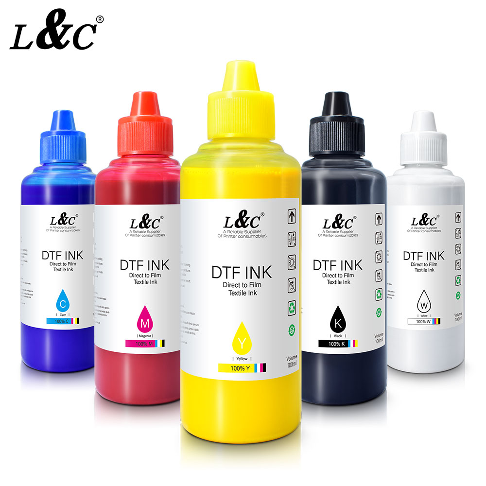 L&C DTF Inks 100ml Compatible For EPSON L1800/R1390 DTF Printer Direct ...