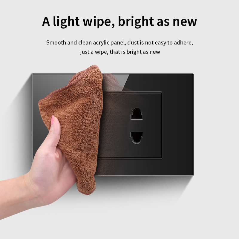 TEP Wall Switch Light Socket / Power Socket Panel Concealed ...