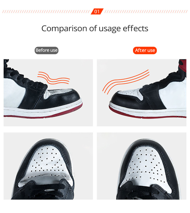 Shoe Creases Protector Shield for Sneakers Anti-Crease Wrinkled Fold ...