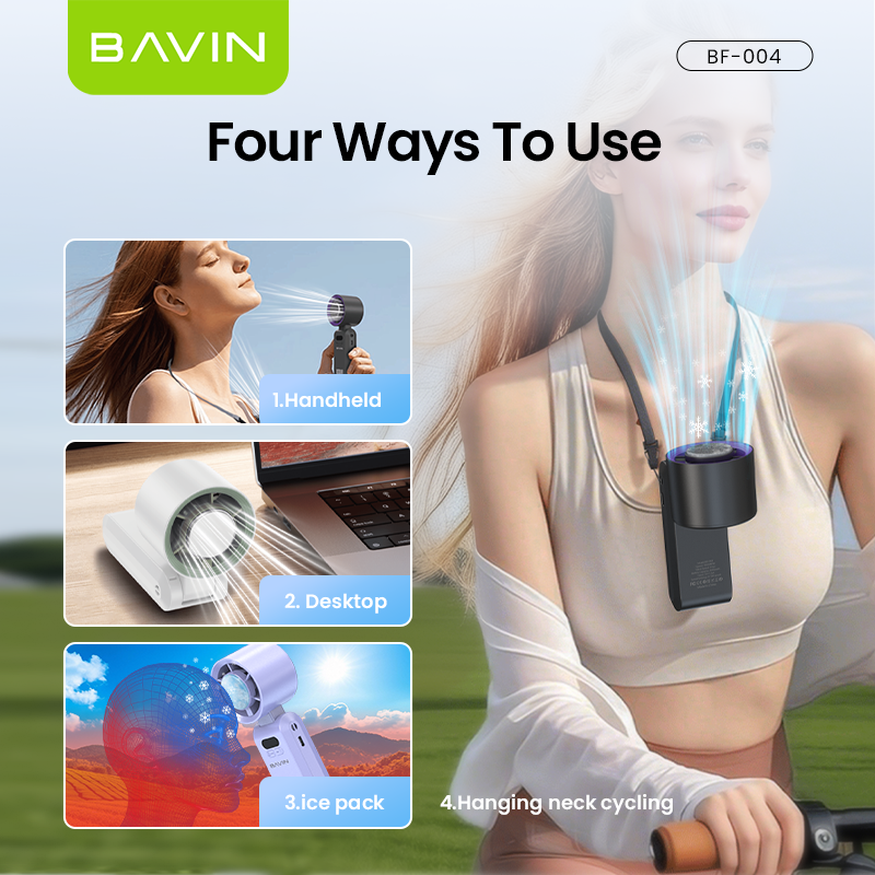 BAVIN BF004 Mini Foldable Turbo Refrigeration Cooling Handheld Portable ...