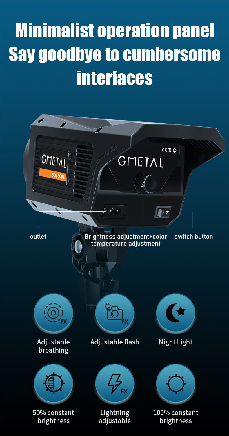 Professional Studio Flash Light 200W/400W Photography Light Flash Soft ...