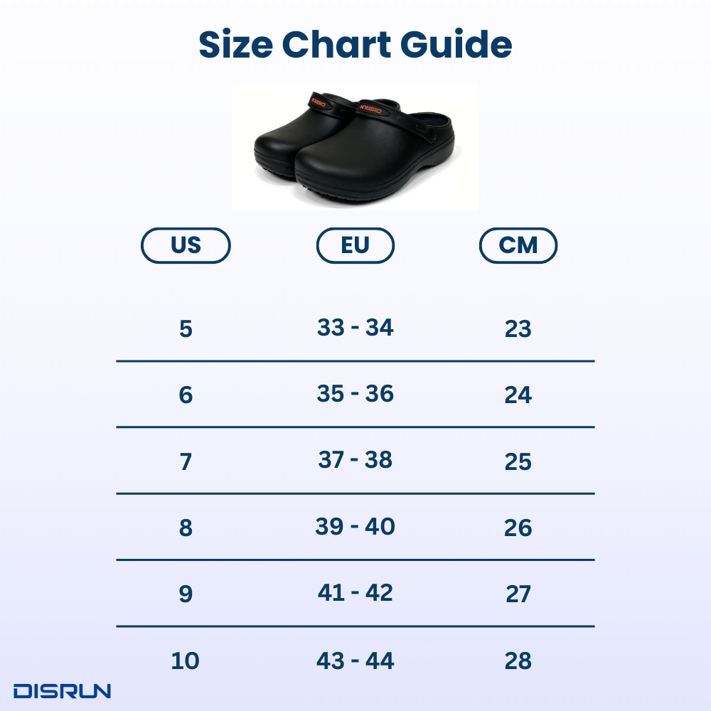 DISRUN ZION – Black | Unisex Comfortable Non-Slip Work Shoes for Chefs ...