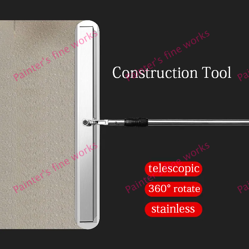 Concrete trowel for leveling and polishing; cement push-pull leveling ...