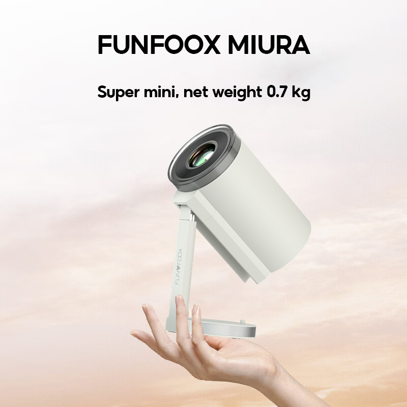 【2025 NEW】FUNFOOX MIURA projector bag Portable android 13.0 bluetooth ...