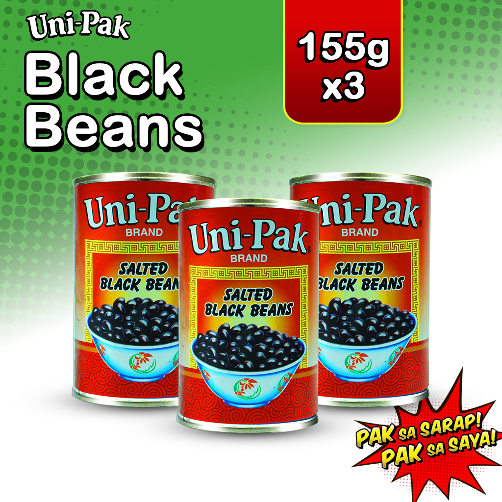 Uni-Pak Black Beans 155g Set of 3 | Shopee Philippines