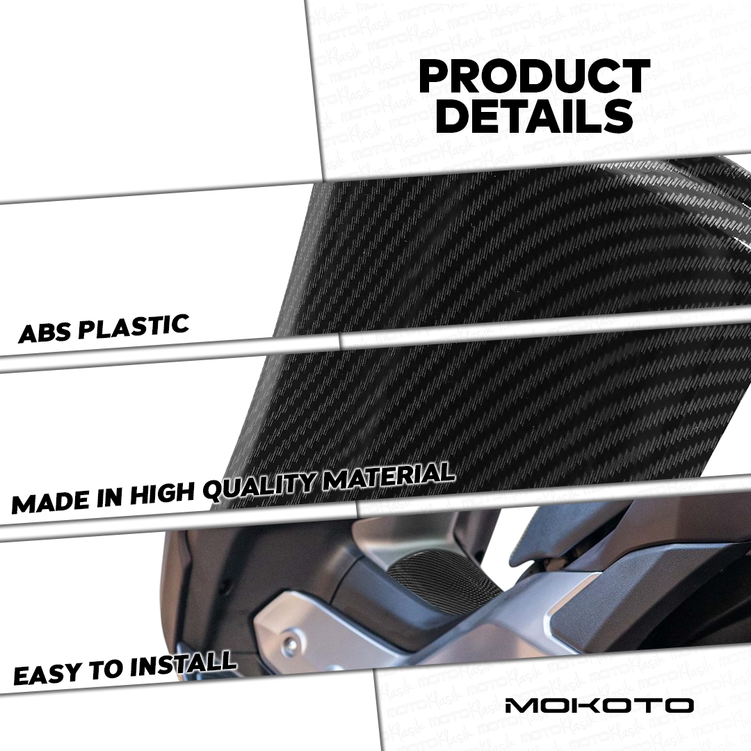 MOKOTO YAMAHA NMAX V3 STANDARD / TURBO TECHMAX GAS TANK COVER FUEL TANK ...