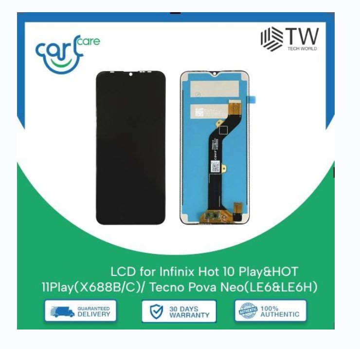 LCD for Infinix Hot 10 Play&HOT 11Play(X688B/C)/ Tecno Pova Neo(LE6 ...