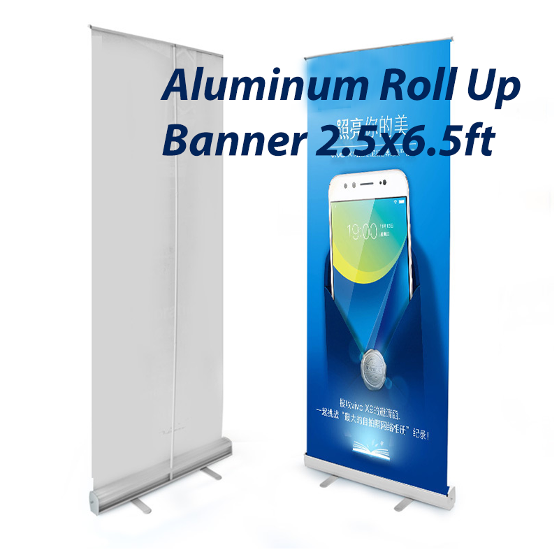 Roll Up Banner Stand Pull up Banner retractable Banner for tarpaulin Signage Party Poster ...