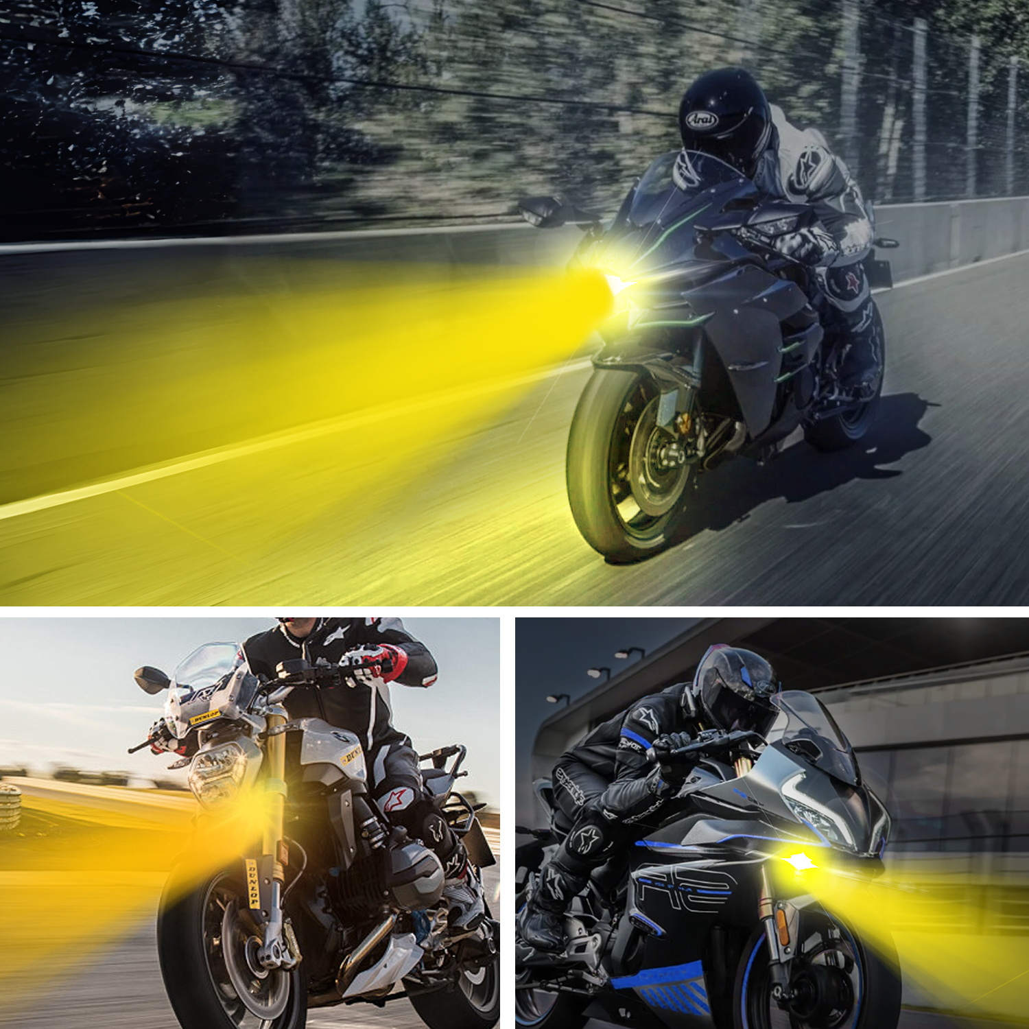 Novsight 45W 3500LM Mini Driving Light DC 9-100V Double LEDS Motorcycle ...