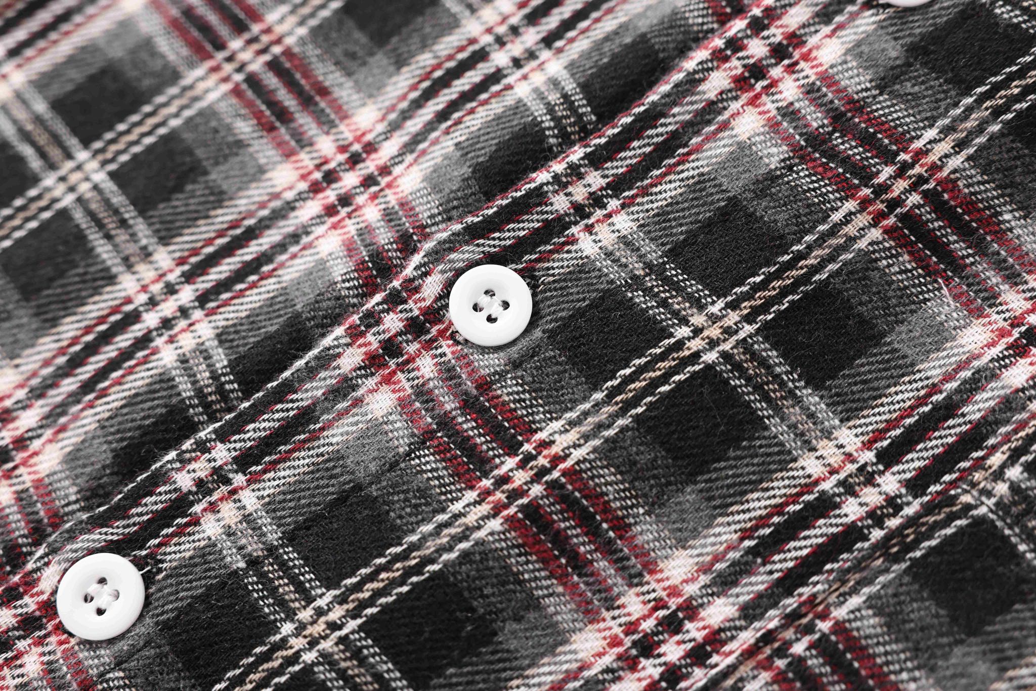 Mannered by HUILISHI LONG SLEEVE Boxy Cropped Polo for Men Plaid ...