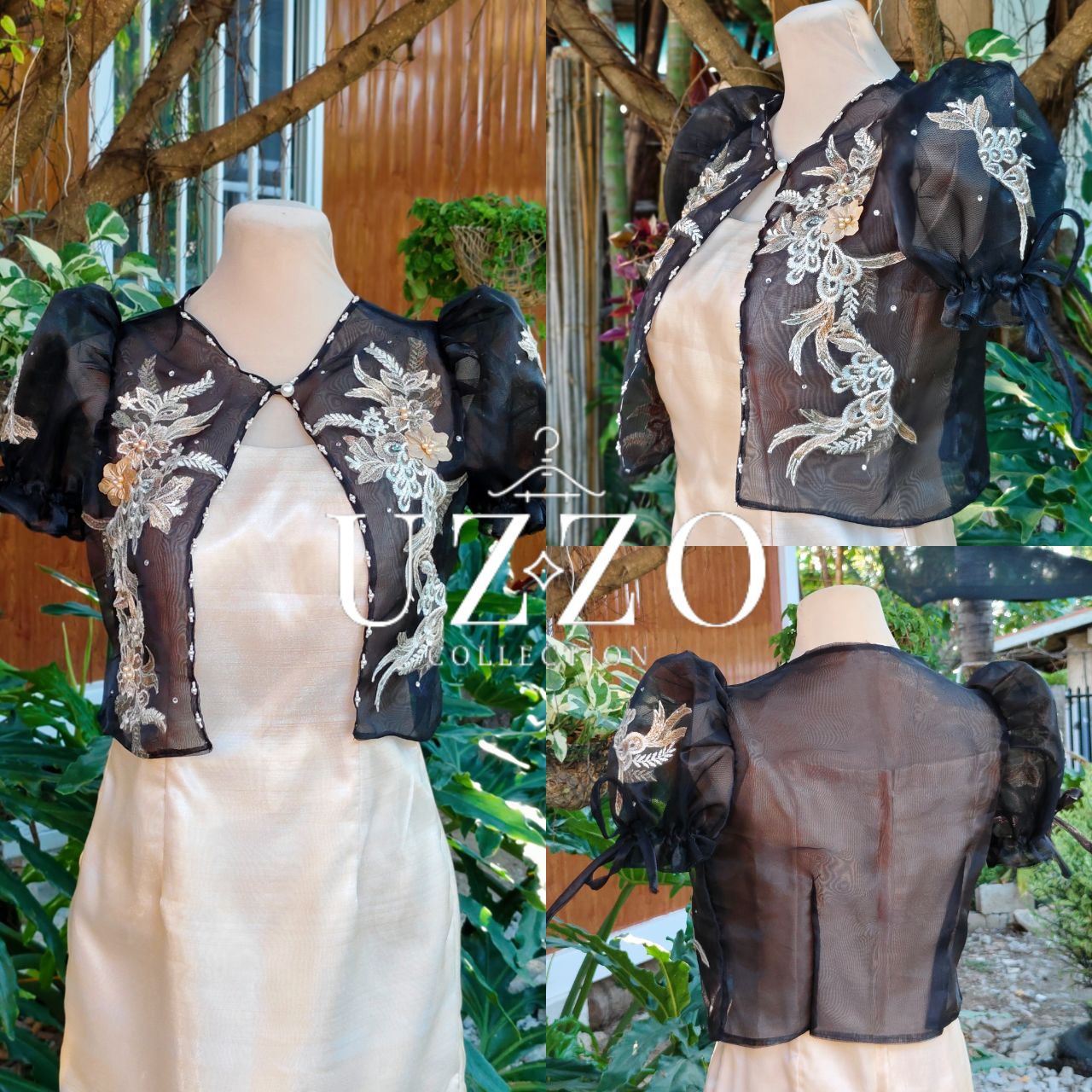 UZZO II Bolero Filipiñana Top Blazer Traditional Attire Graduation ...