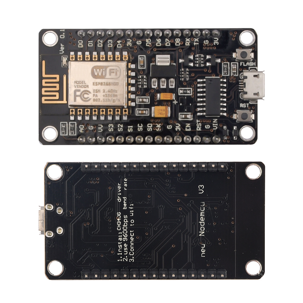 NodeMCU V3 ESP8266 ESP-12E Wi-Fi Networking Wireless Internet ...