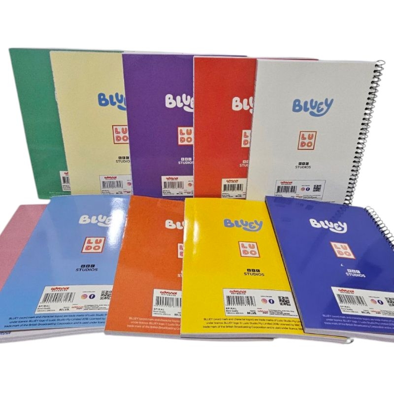 Bluey Spiral Notebook 80 Leaves | Shopee Philippines