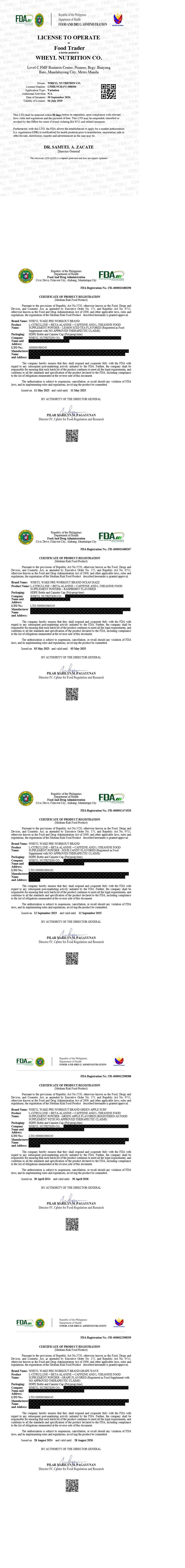 WAKE - Pre-workout 324 grams (45 servings) by Wheyl Nutrition Co ...