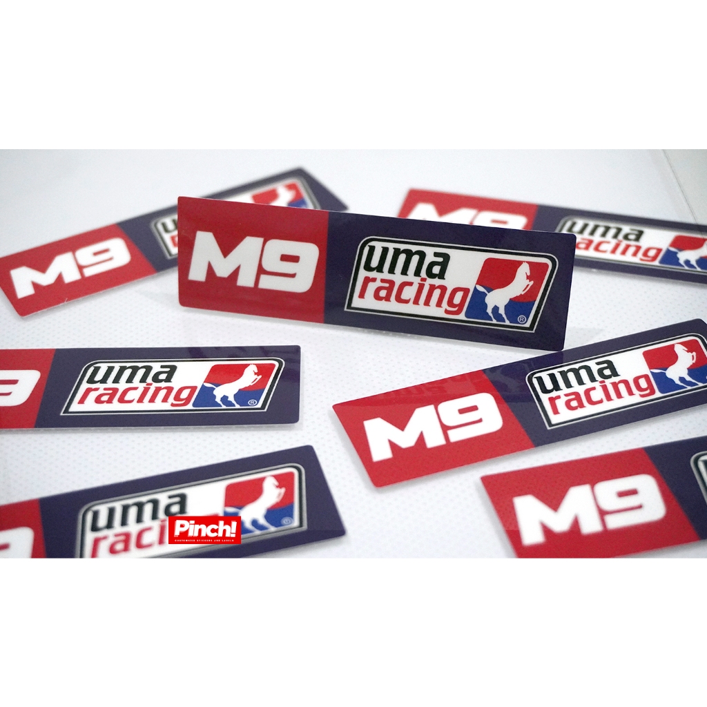 Pinch Motorcycle Sticker - M9 Uma Racing Motorcycle for ECU 4pcs ...