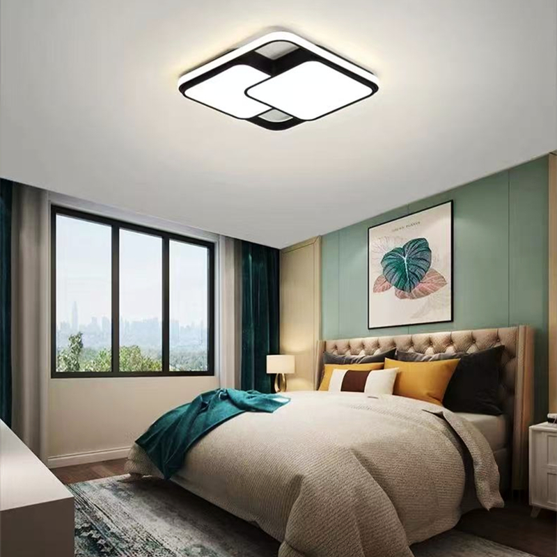 3 Color LED Ceiling Light Ceiling Lamp Chandelier for Bedroom Living ...