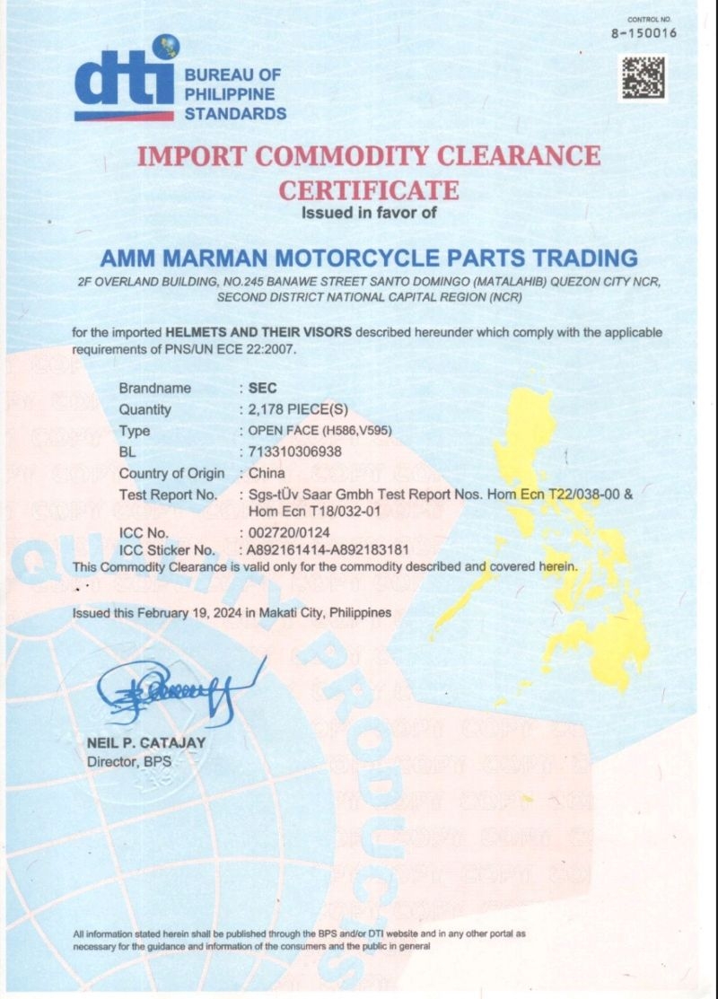 SEC MOON HALF FACE HELMET | Shopee Philippines