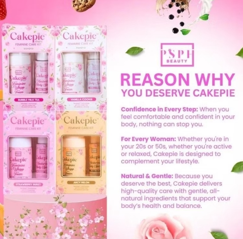 NEW PSPH Cake Pie 2 in 1 Feminine Care Kit | Shopee Philippines