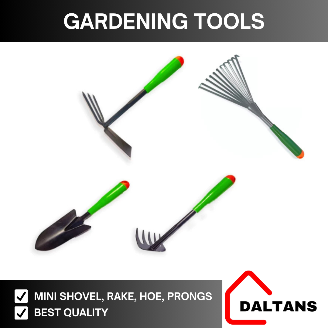 HAND TROWEL RAKE -GARDENING HOE PRONGS PLANTING SHOVEL WEEDING TOOLS ...
